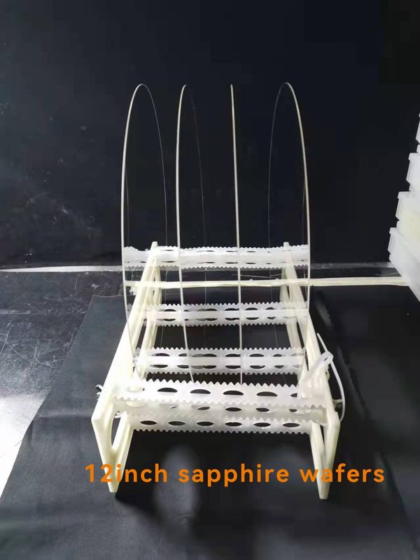 12 inch 300mm Không có rãnh Sapphire Mặt kính thủy tinh Wafer Pha lê ...